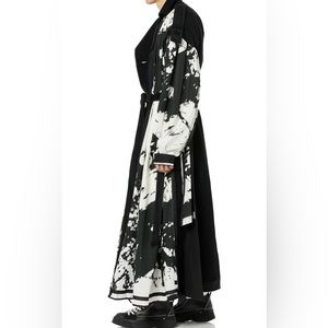 maison blanche | Jackets & Coats | Maison Blanche Blak White Long ...
